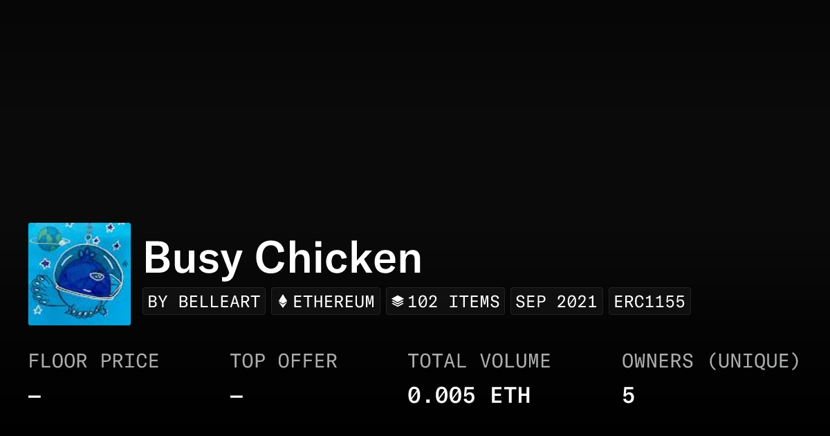 Busy Chicken - Collection | OpenSea