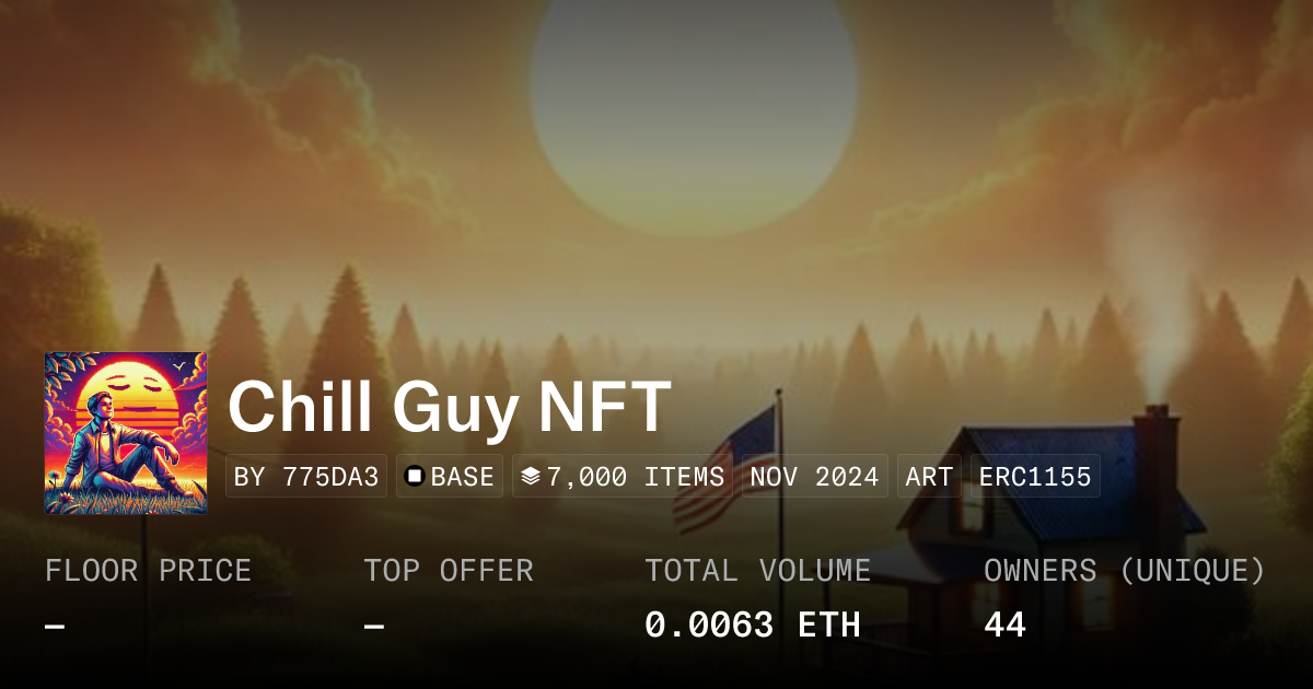 Chill Guy NFT - Collection | OpenSea