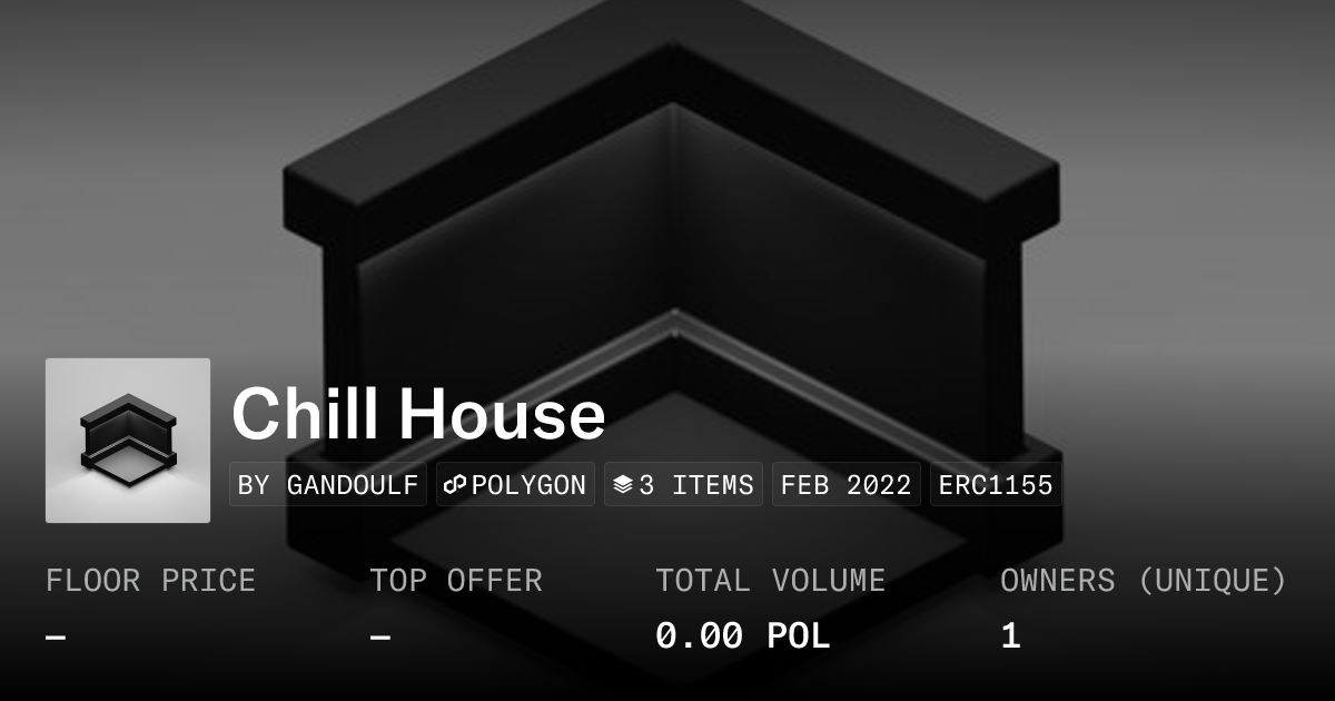 Chill House - Collection | OpenSea