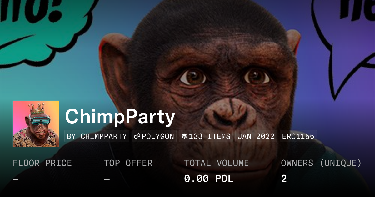 ChimpParty - Collection | OpenSea