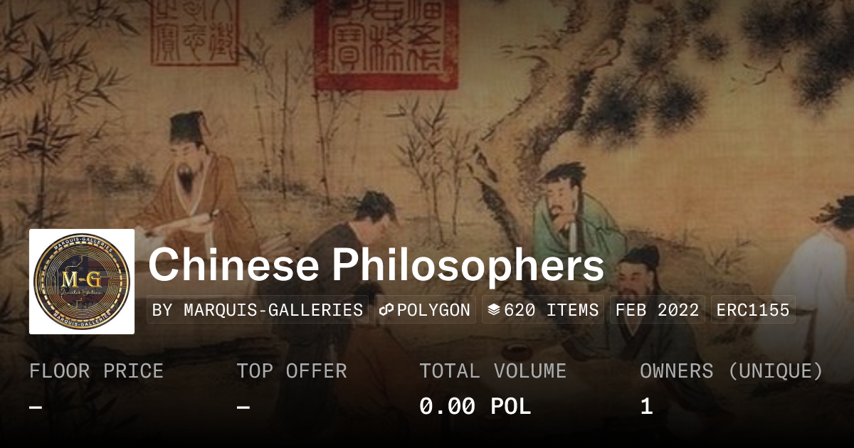 Chinese Philosophers - Collection | OpenSea