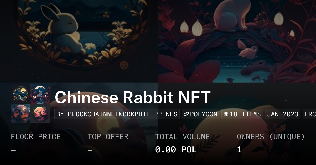 Chinese Rabbit NFT - Collection | OpenSea