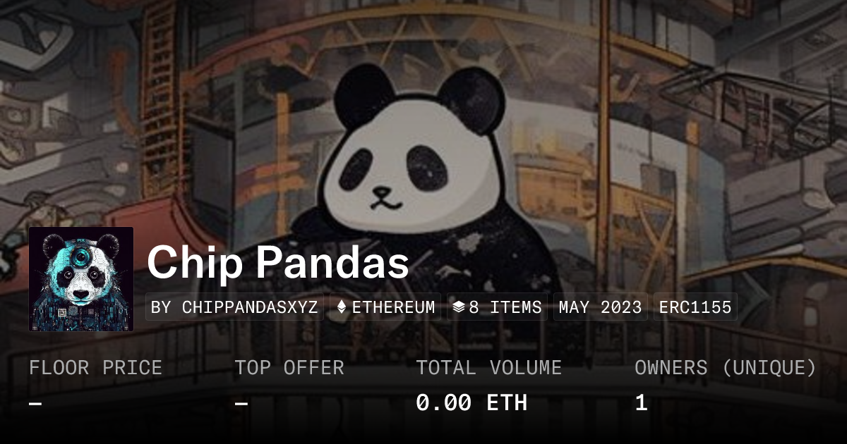 Chip Pandas - Collection | OpenSea