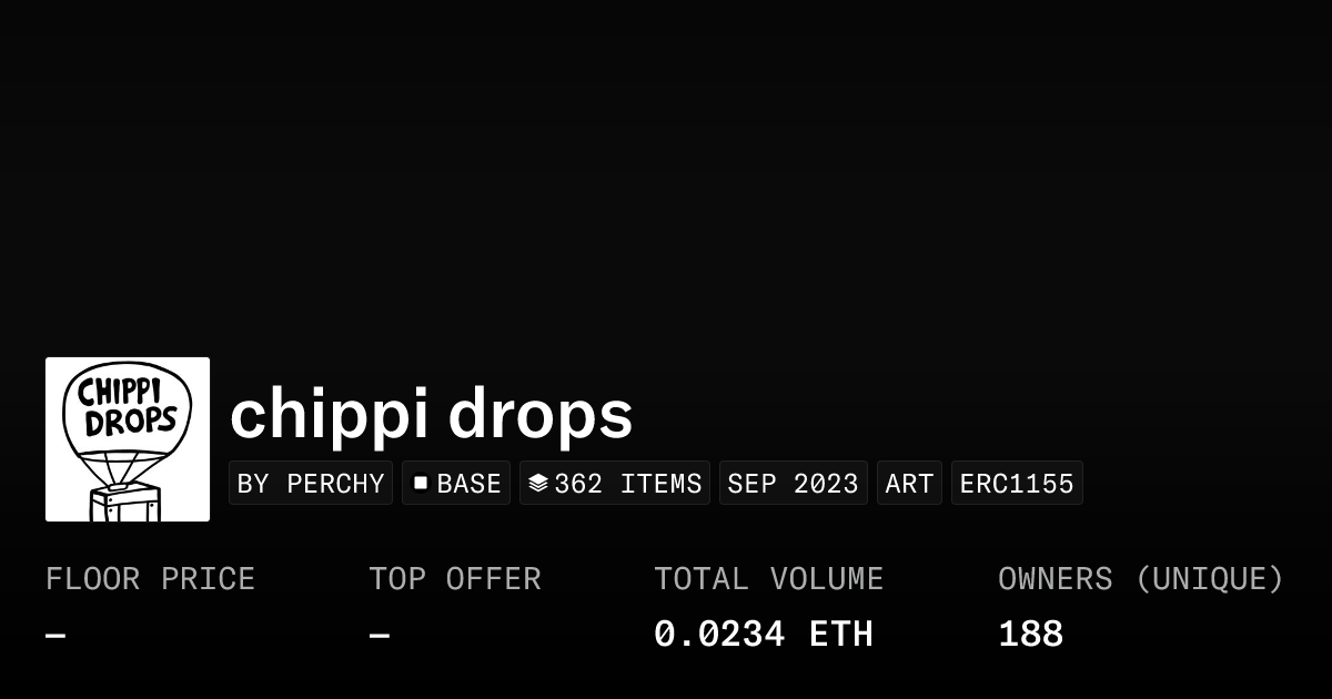 chippi drops - Collection | OpenSea