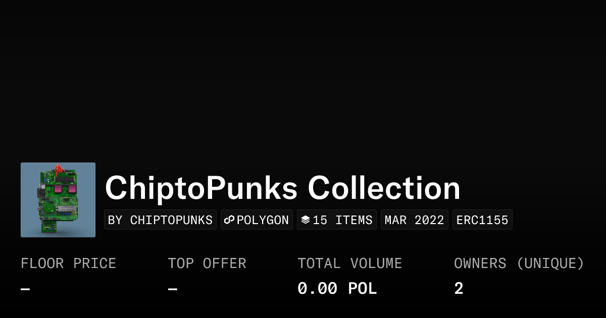 ChiptoPunks Collection - Collection | OpenSea