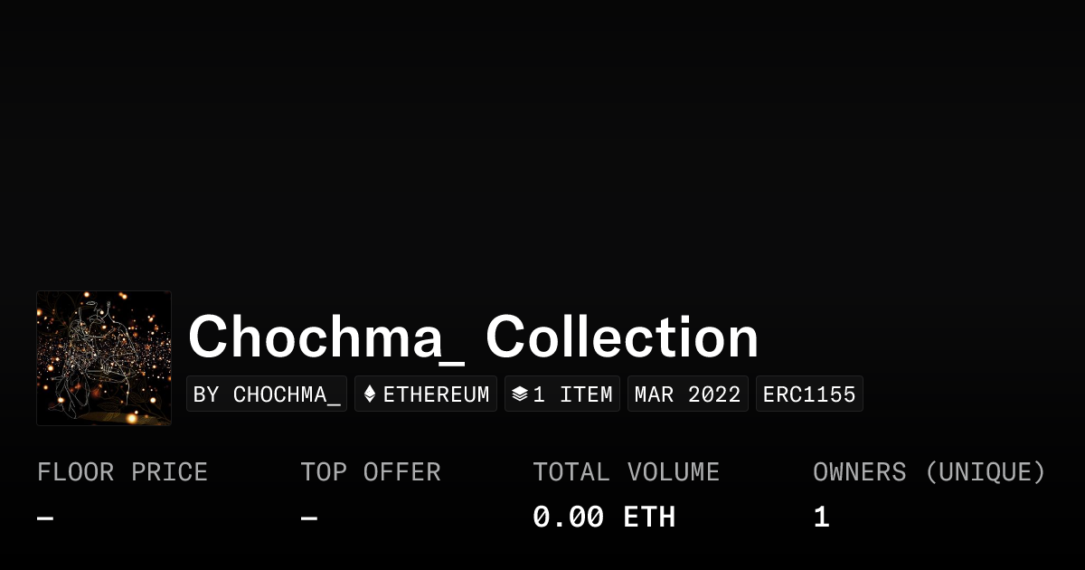 Chochma_ Collection - Collection | OpenSea