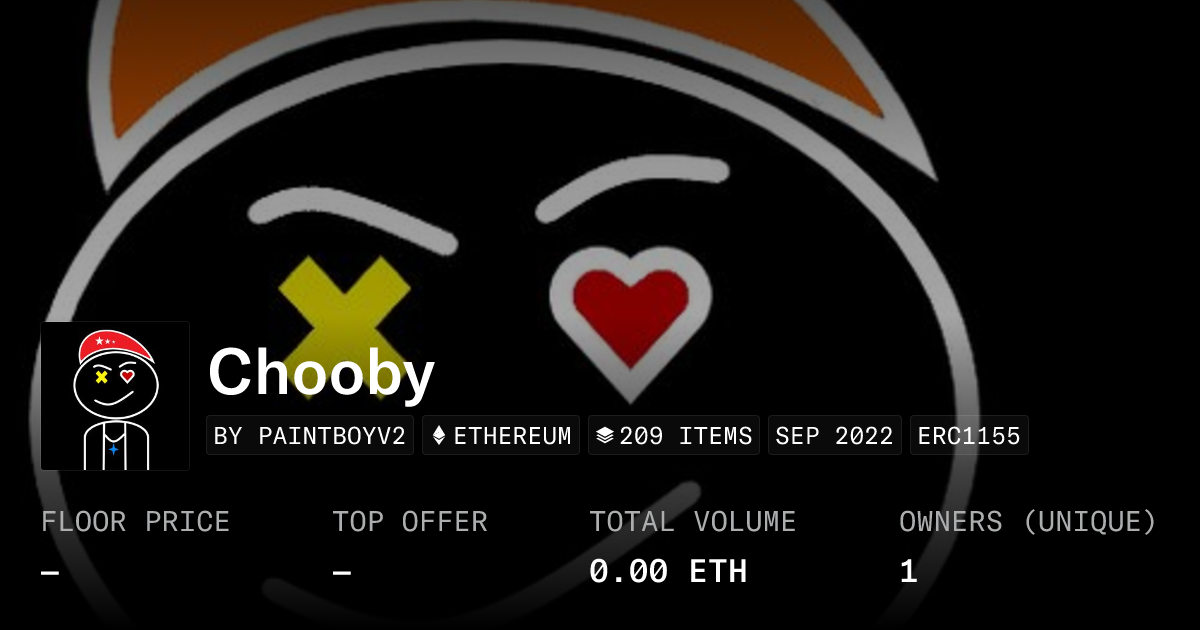 Chooby - Collection | OpenSea
