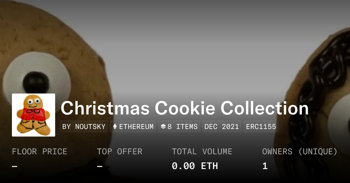 Christmas Cookie Collection - Collection | OpenSea