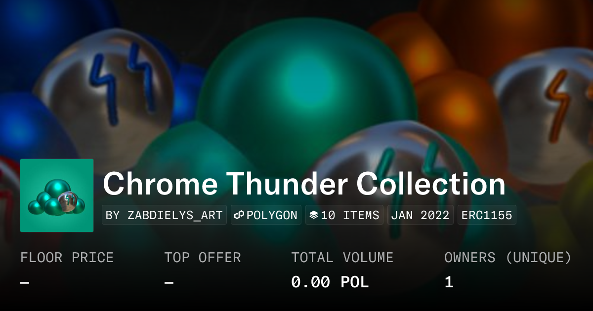 Chrome Thunder Collection - Collection | OpenSea