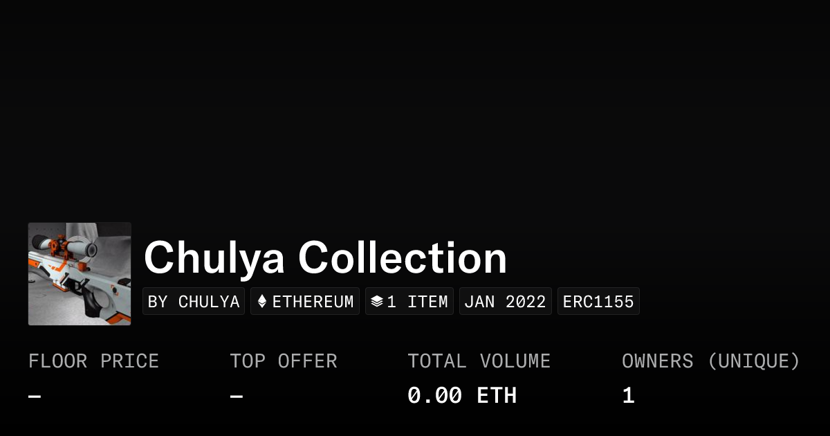 Chulya Collection - Collection | OpenSea