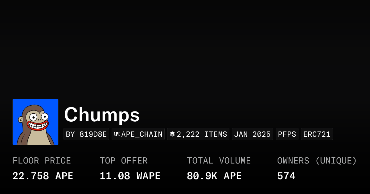 Chumps - Collection | OpenSea