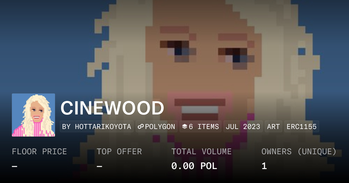 CINEWOOD - Collection | OpenSea