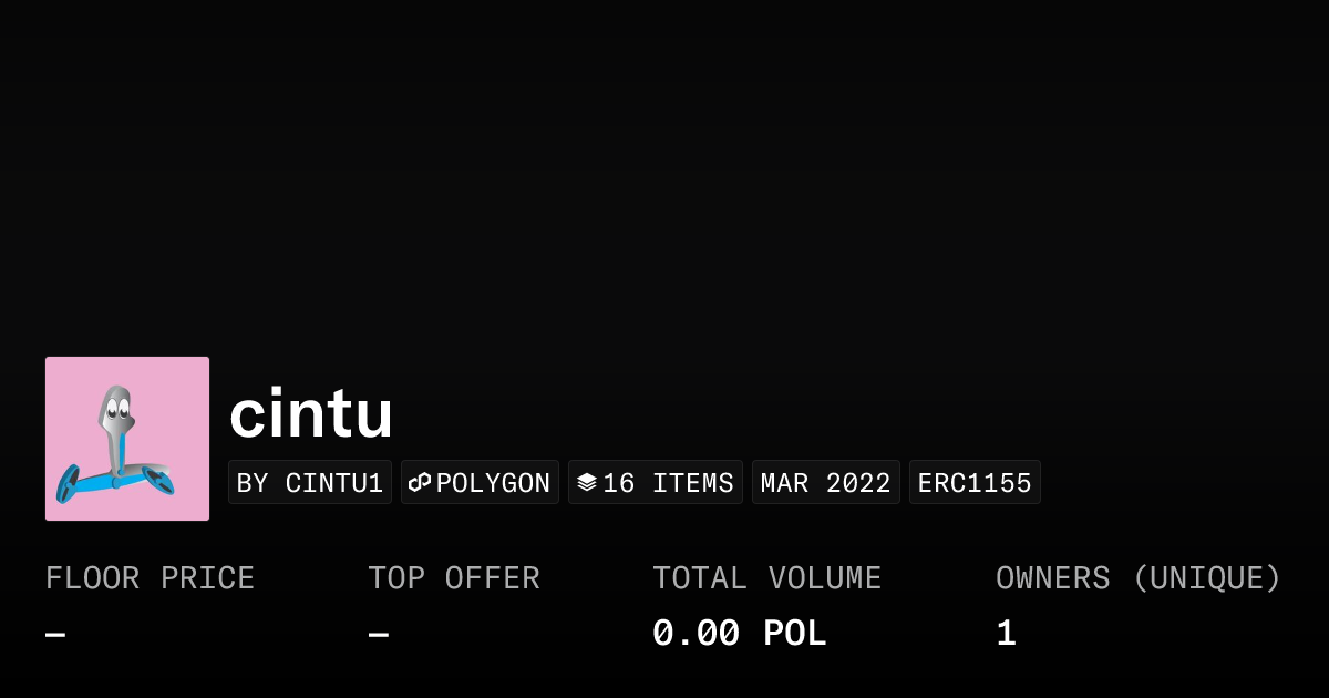 cintu - Collection | OpenSea