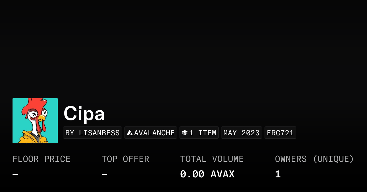 Cipa - Collection | OpenSea