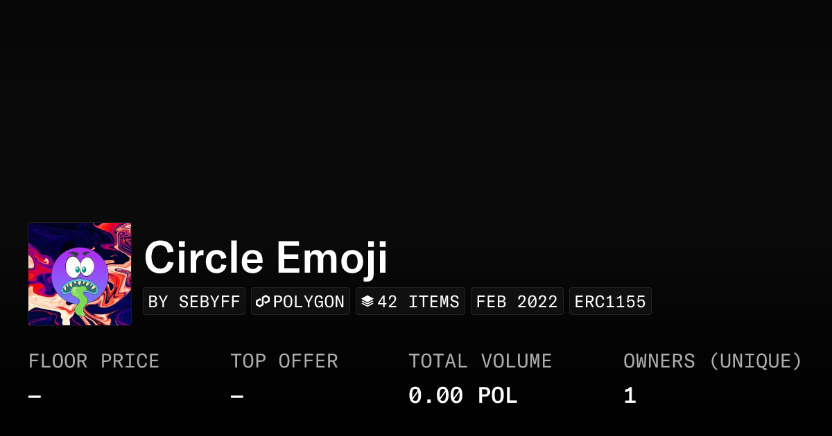 Circle Emoji - Collection | OpenSea