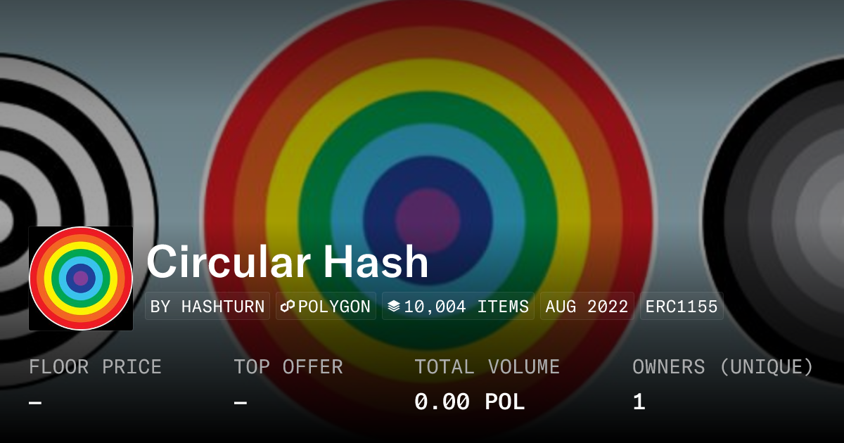 Circular Hash - Collection | OpenSea