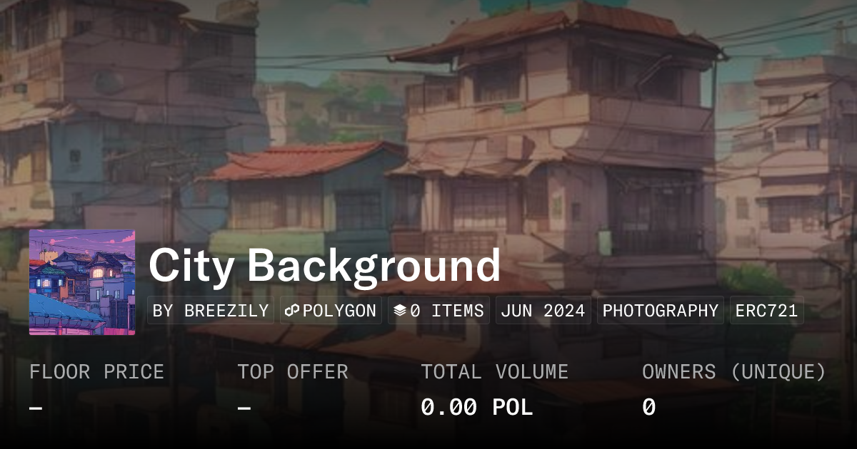 City Background - Collection | OpenSea