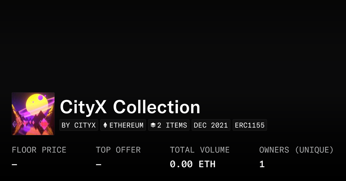 CityX Collection - Collection | OpenSea