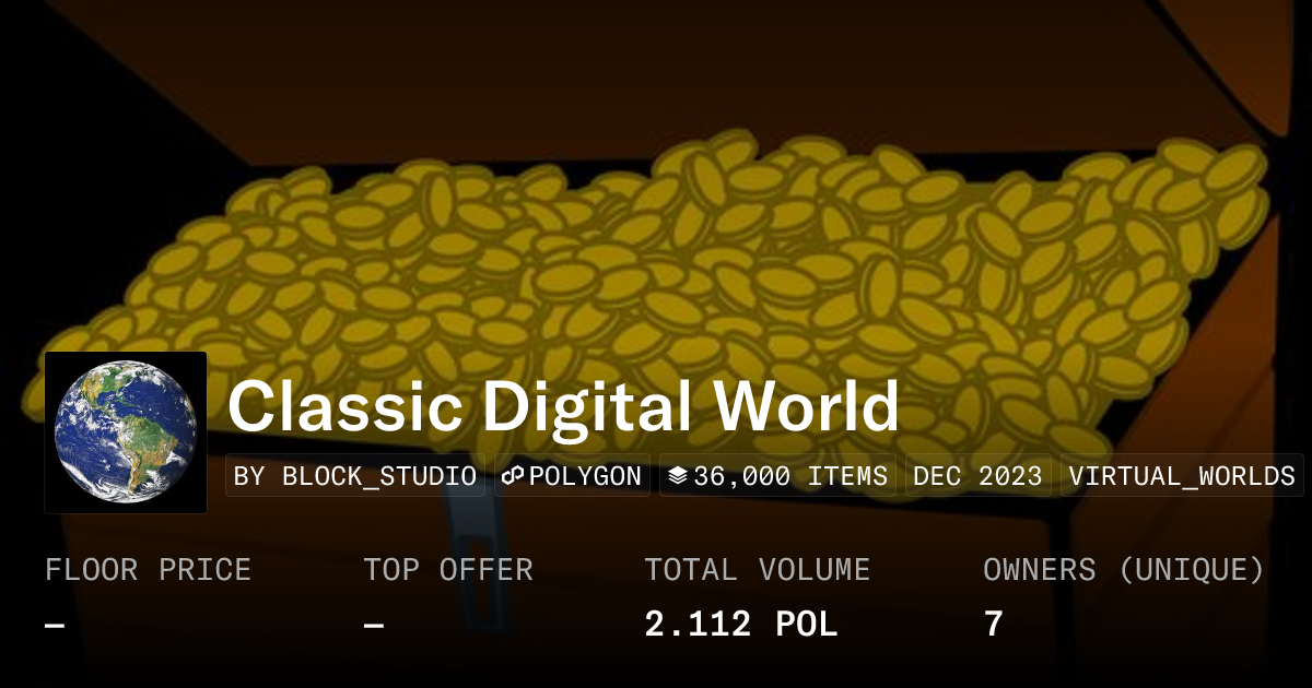 Classic Digital World - Collection | OpenSea