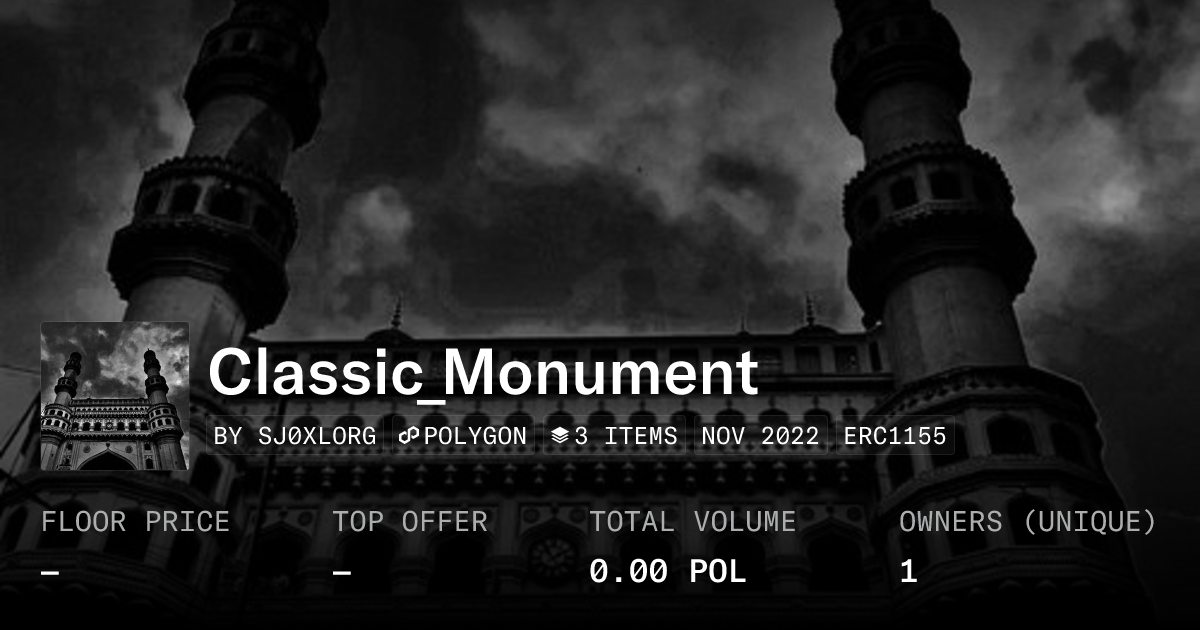 Classic_Monument - Collection | OpenSea