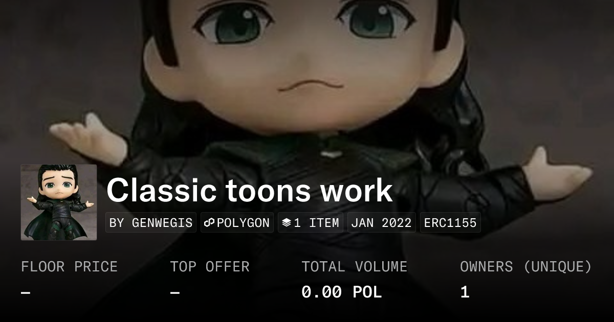 Classic toons work - Collection | OpenSea