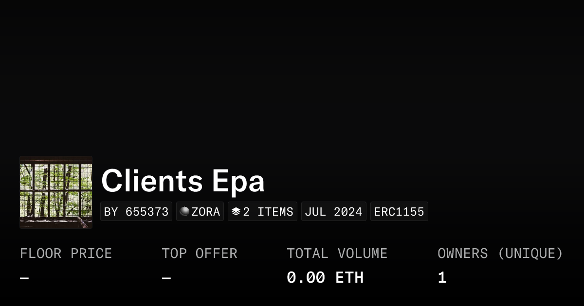 Clients Epa - Collection | OpenSea