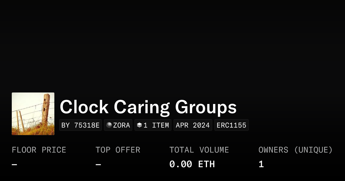 Clock Caring Groups - Collection | OpenSea