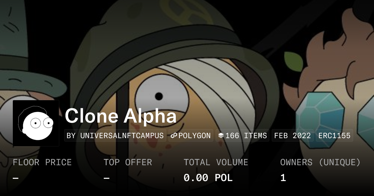 Clone Alpha - Collection | OpenSea