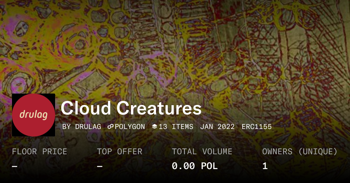 Cloud Creatures - Collection | OpenSea