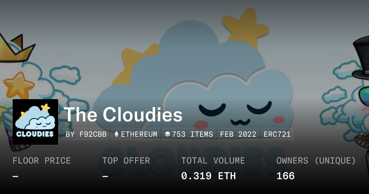 The Cloudies - Collection | OpenSea