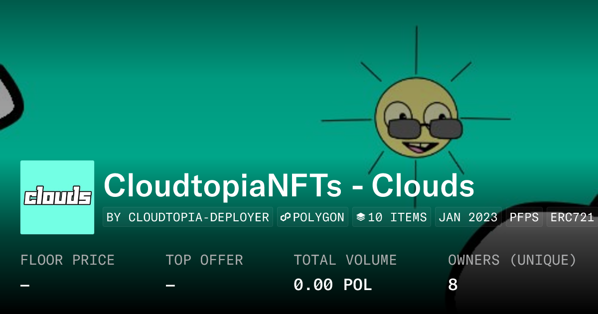 CloudtopiaNFTs - Clouds - Collection | OpenSea