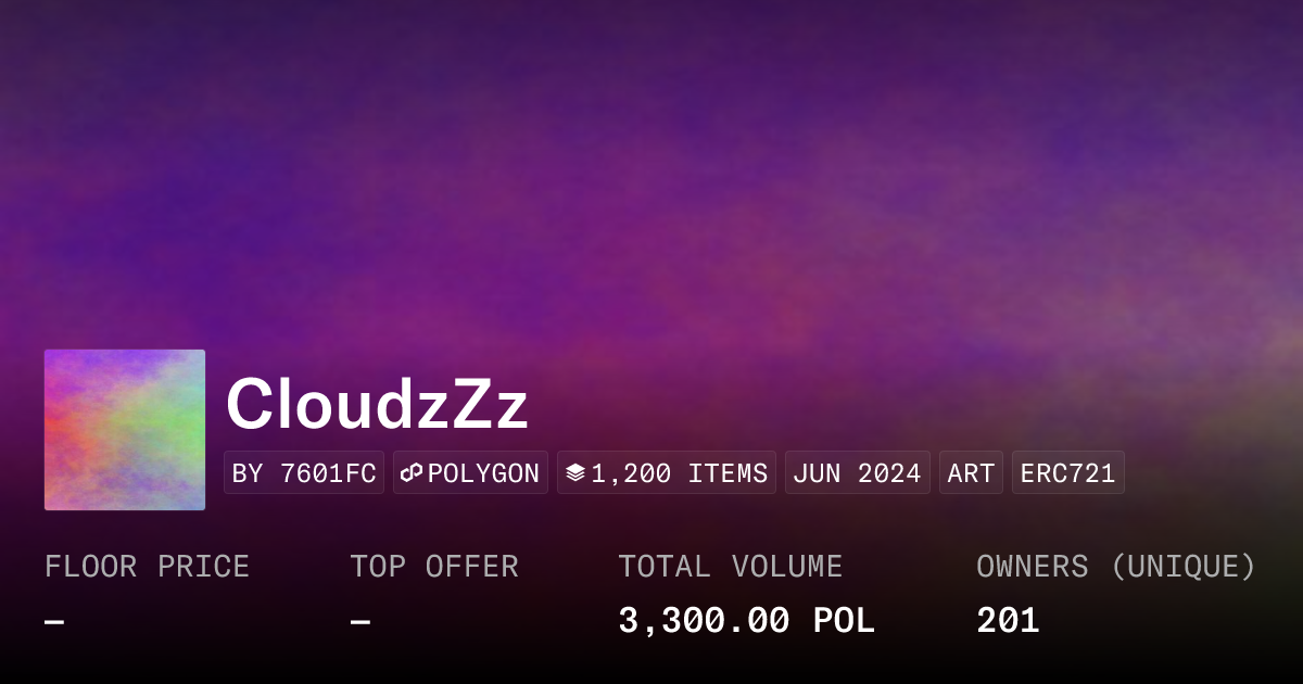 CloudzZz - Collection | OpenSea