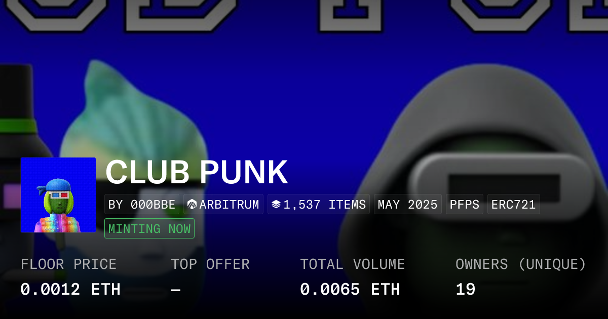 CLUB PUNK - Collection | OpenSea