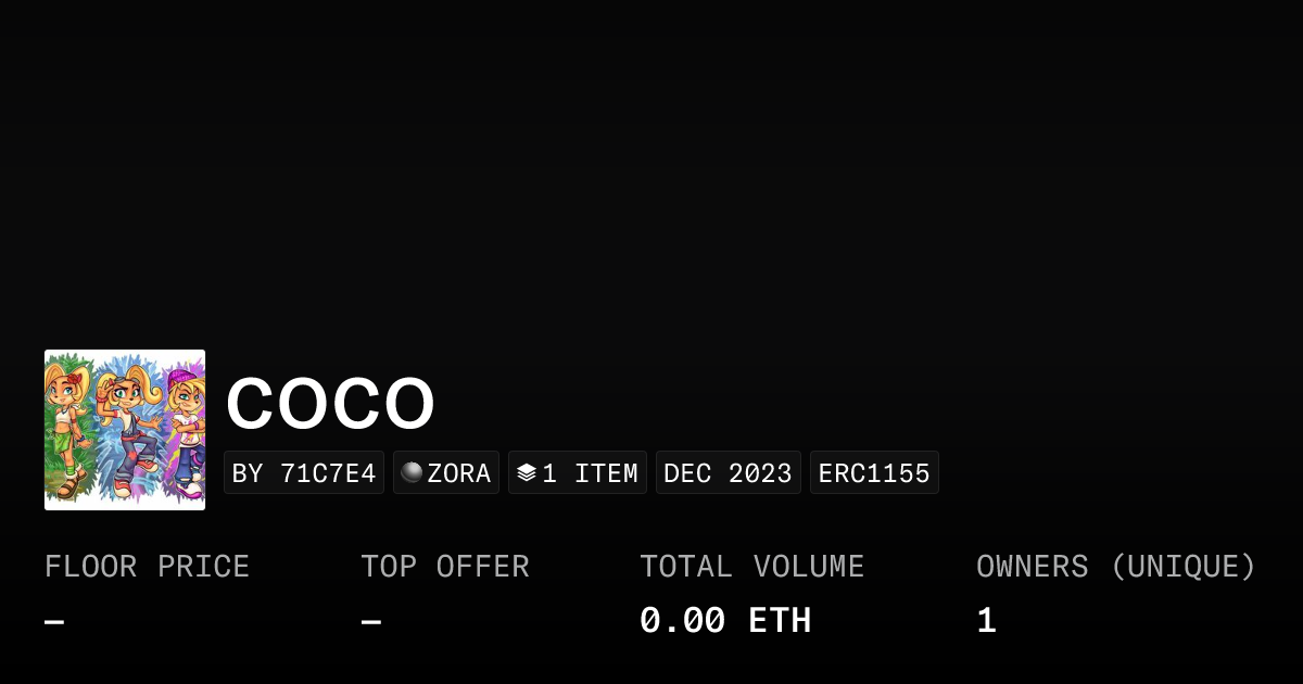 COCO - Collection | OpenSea