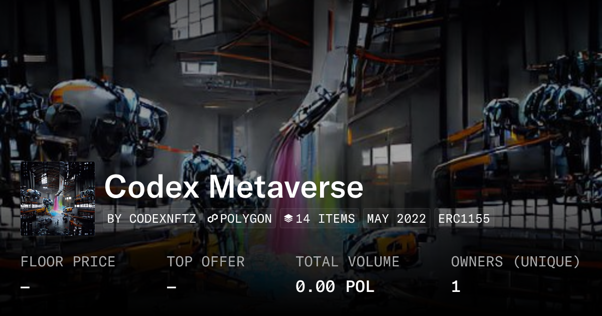 Codex Metaverse - Collection | OpenSea
