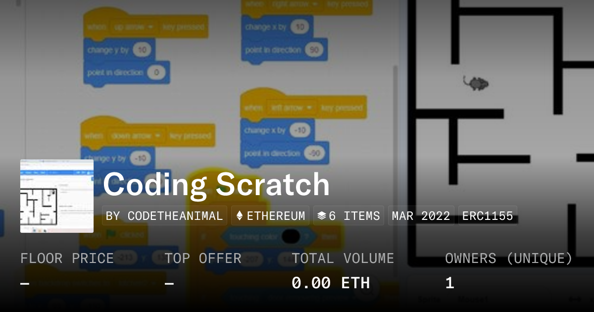 Coding Scratch - Collection | OpenSea
