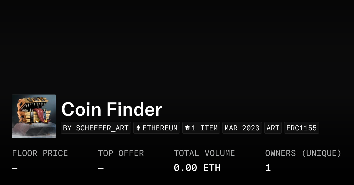 Coin Finder - Collection | OpenSea
