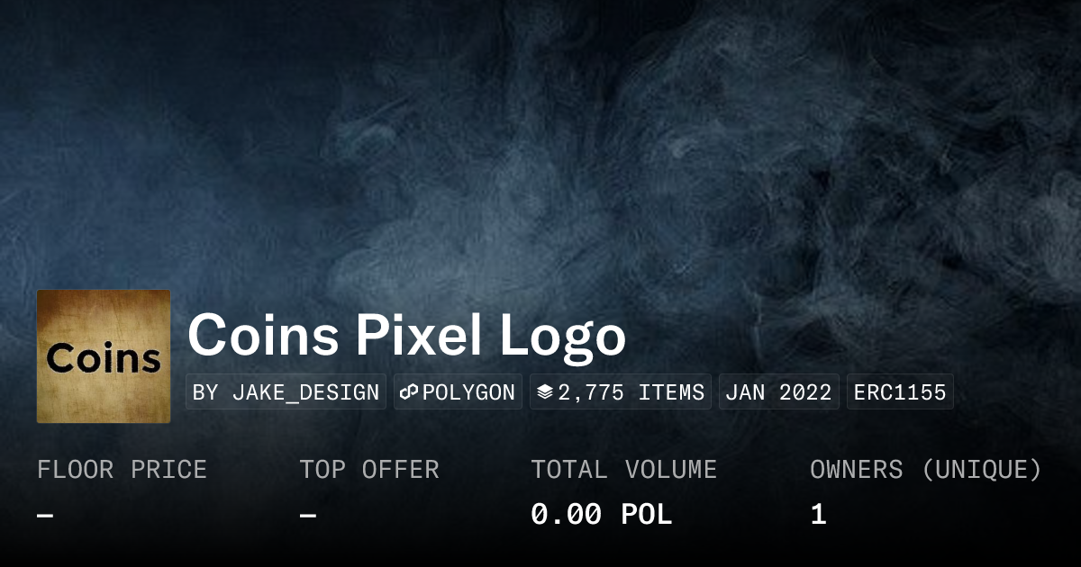 Coins Pixel Logo - Collection | OpenSea