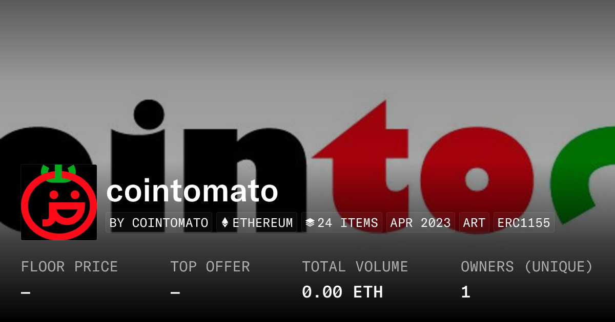 cointomato - Collection | OpenSea
