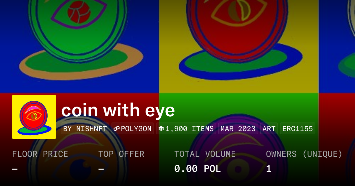 coin with eye - Collection | OpenSea