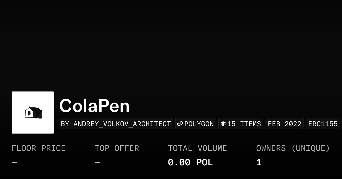 ColaPen - Collection | OpenSea