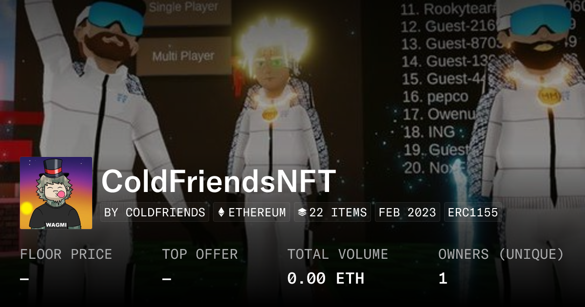 ColdFriendsNFT - Collection | OpenSea