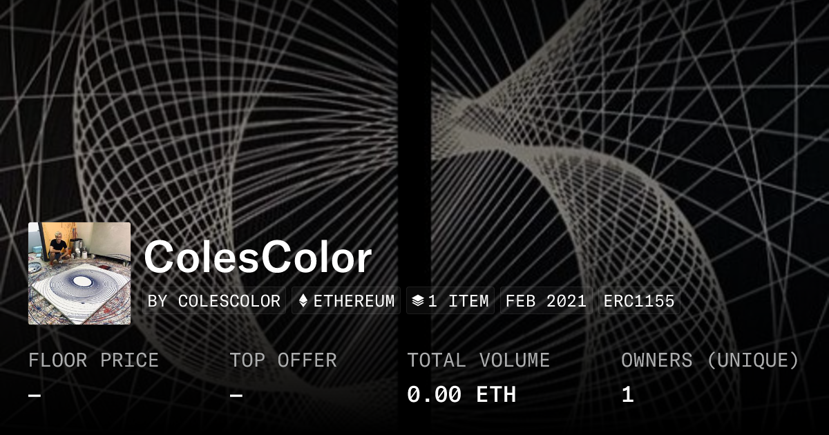 ColesColor - Collection | OpenSea
