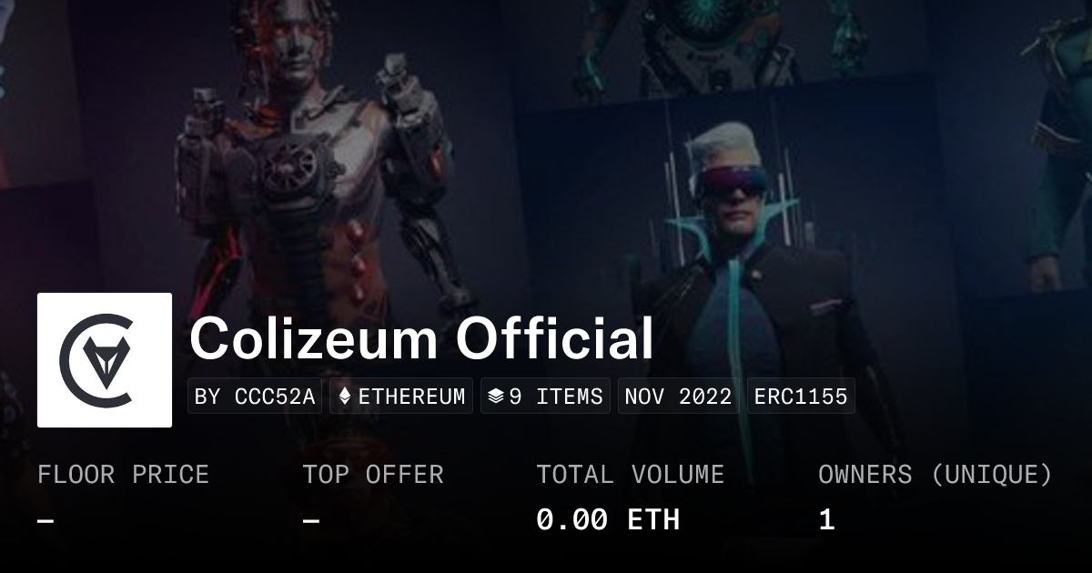 Colizeum Official - Collection | OpenSea