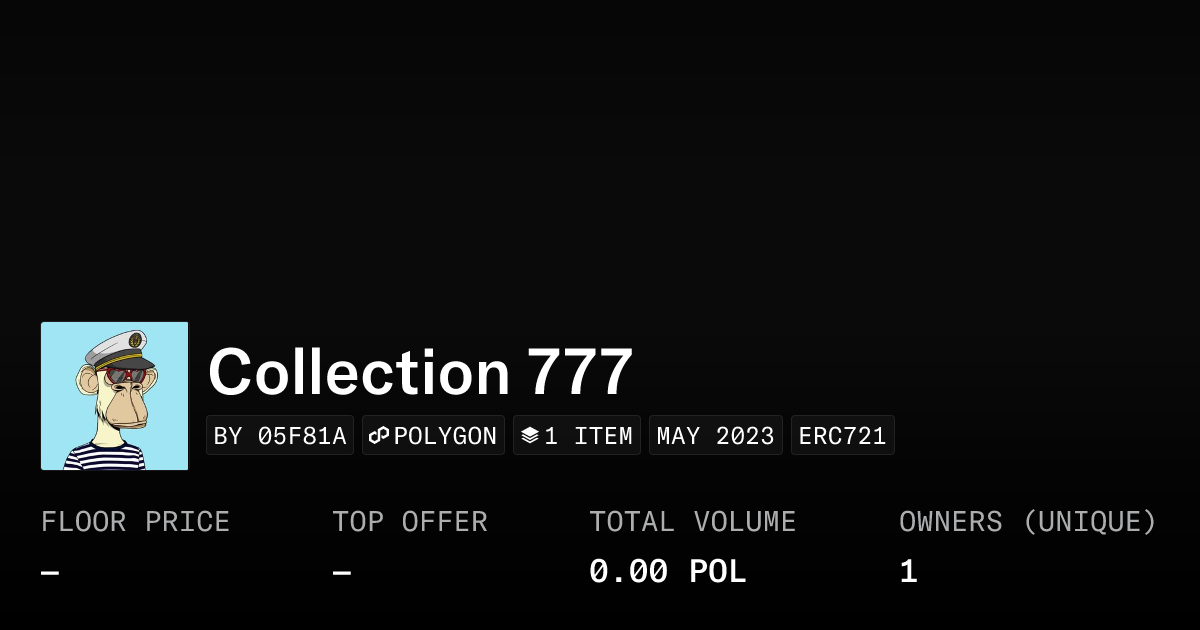 Collection 777 - Collection | OpenSea