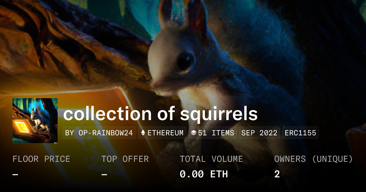 collection of squirrels - Collection | OpenSea