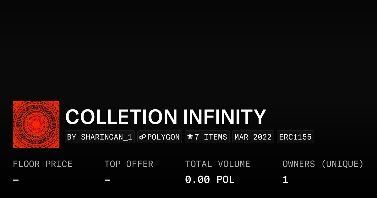 COLLETION INFINITY - Collection | OpenSea