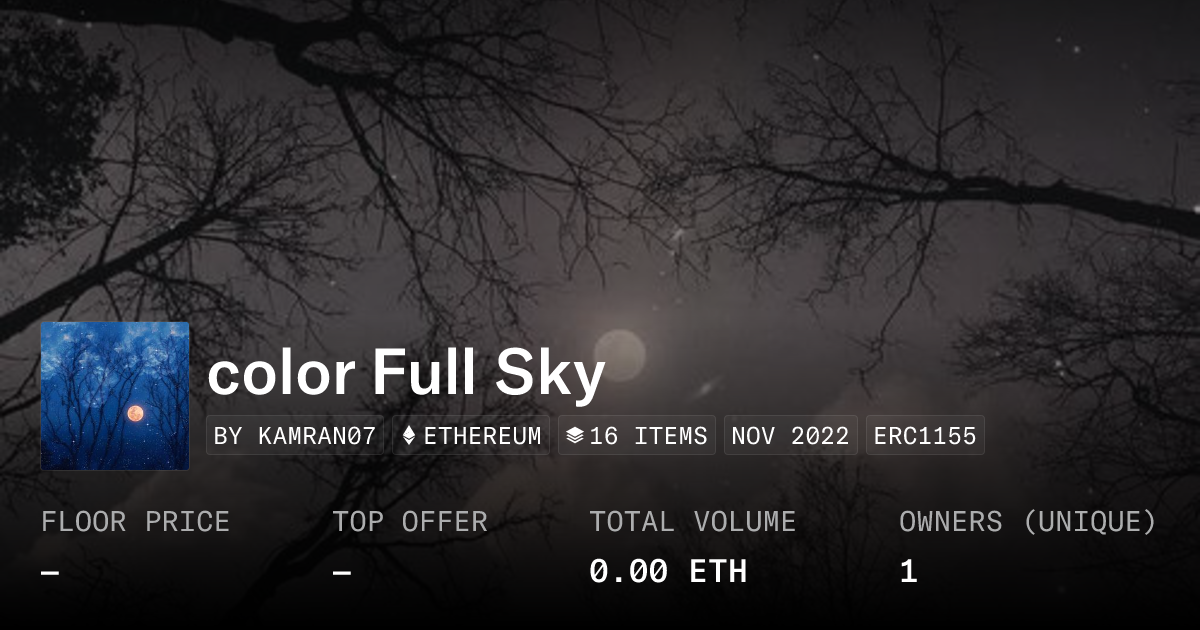 color Full Sky - Collection | OpenSea