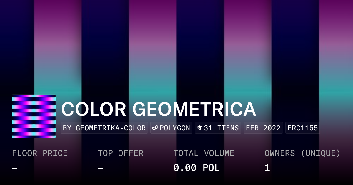 COLOR GEOMETRICA - Collection | OpenSea