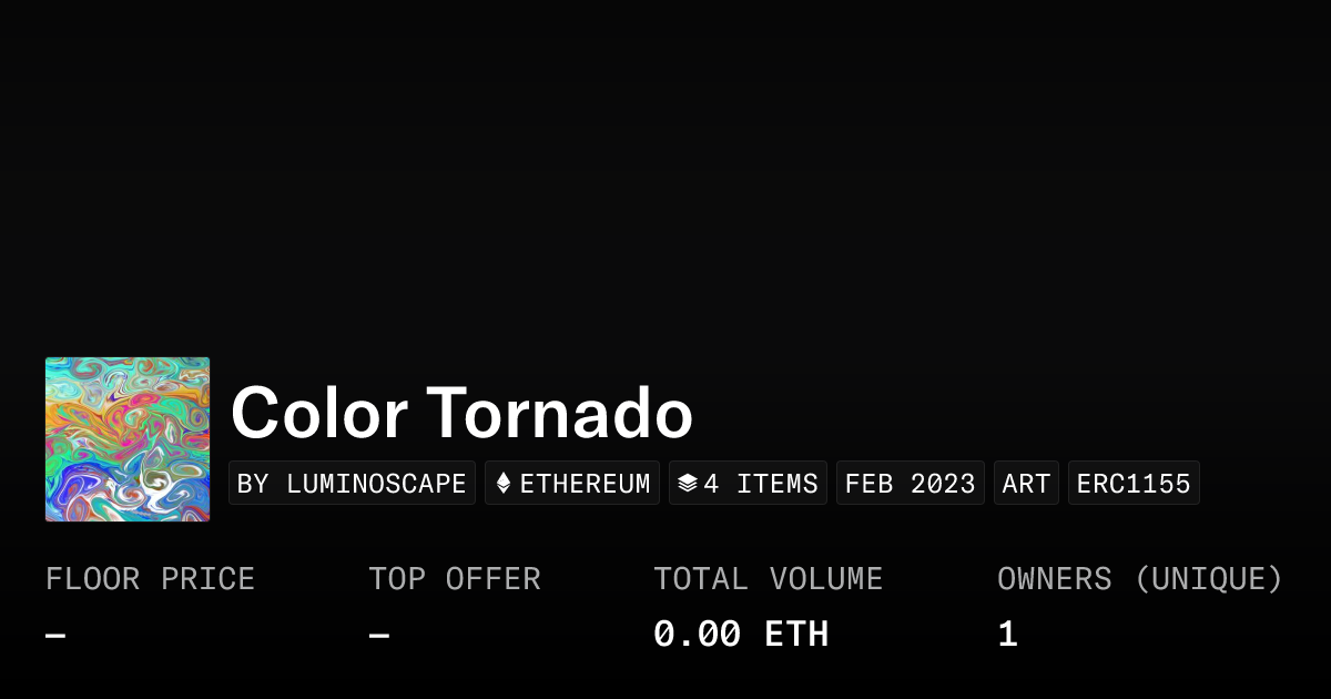 Color Tornado - Collection | OpenSea